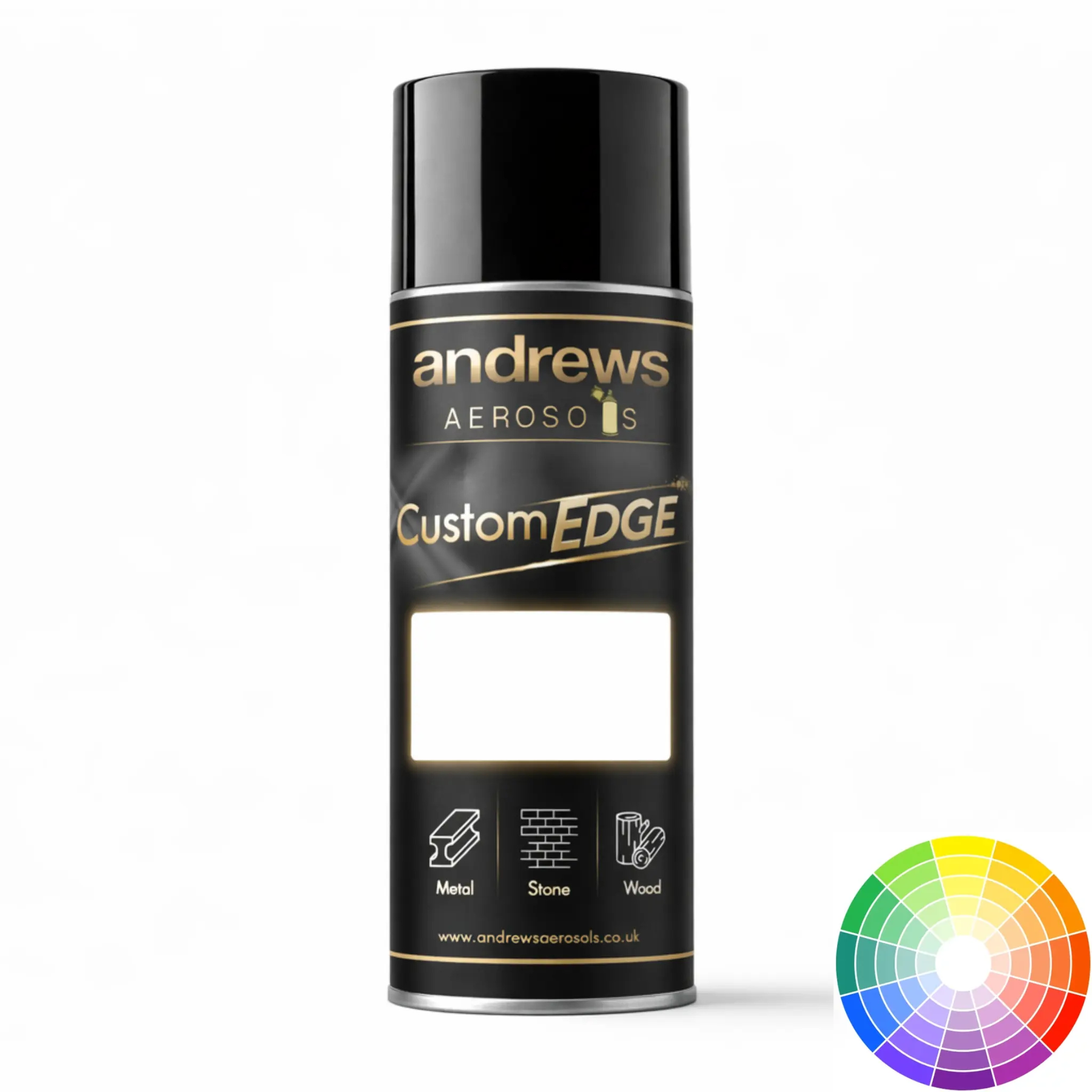 Andrews CustomEdge Aerosols, Gloss / Satin - 72,000 colours - 400ml ...