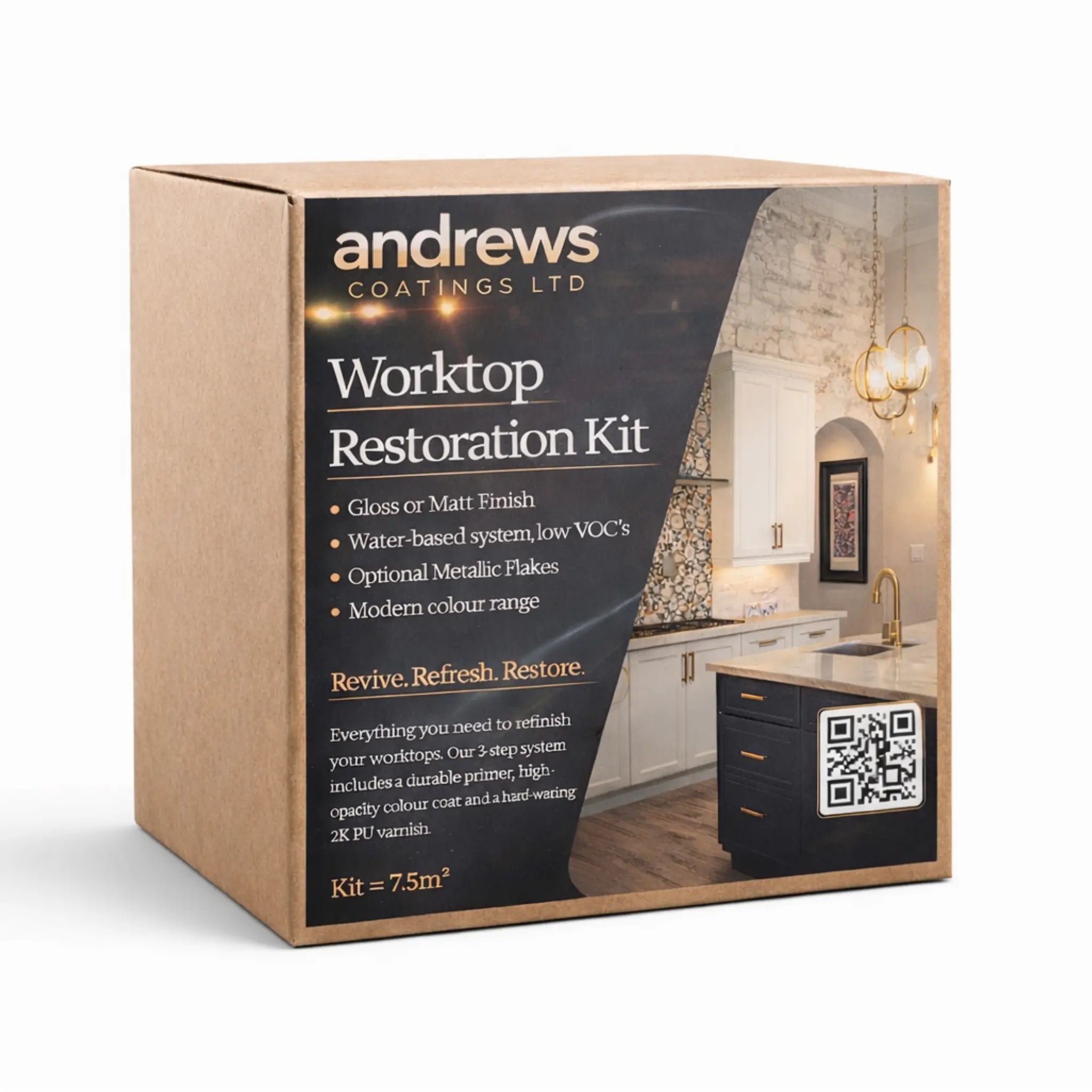 Andrews Worktop Restoration Kit – Easy, Durable DIY Surface Makeover ...