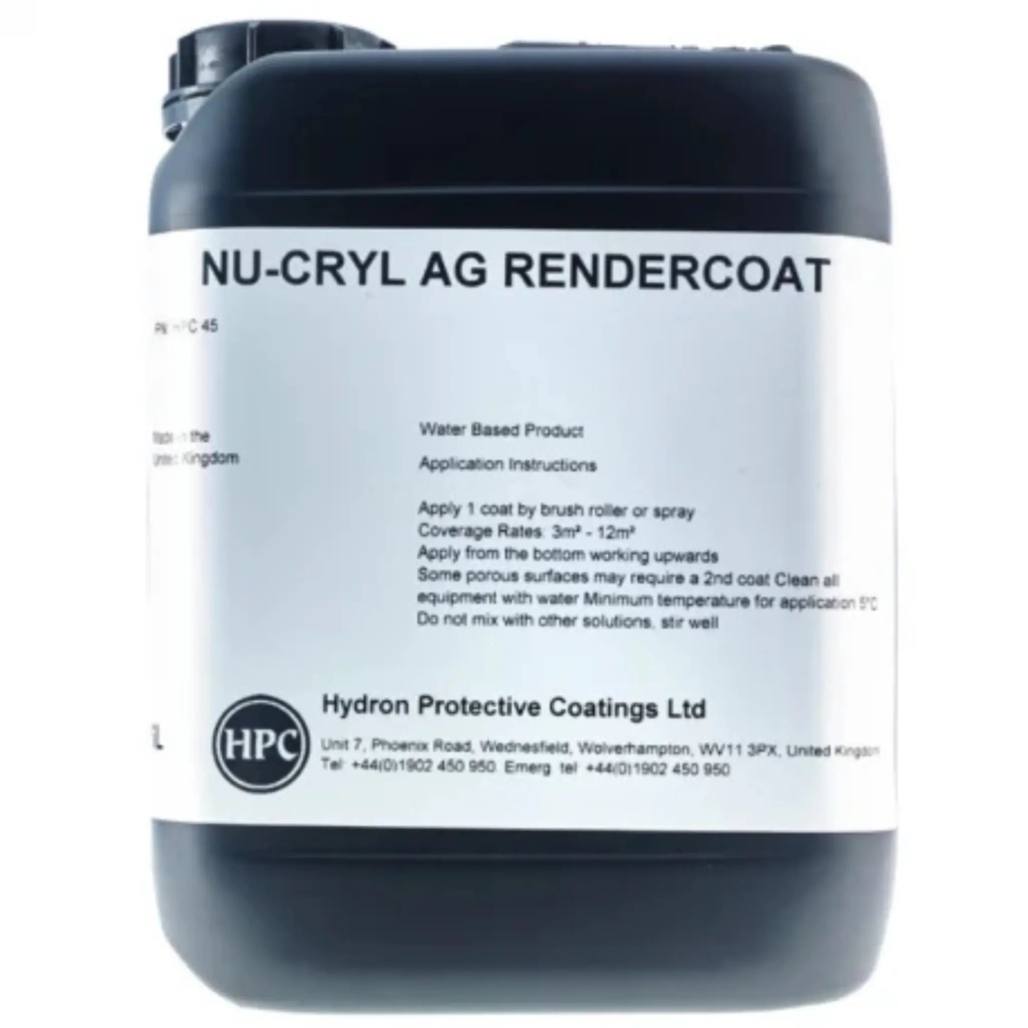 Hydron Nu-Cryl AG Render Coat – Andrews Coatings Ltd